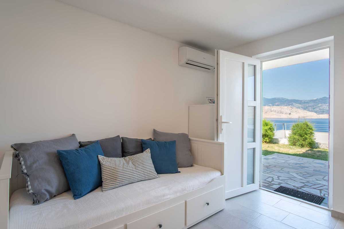 A White Cliffside Studio Apartment