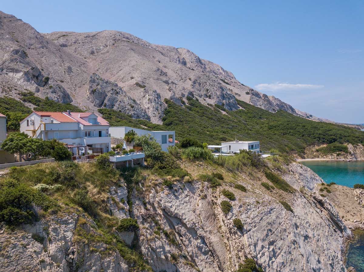 A White Cliffside Studio Apartment