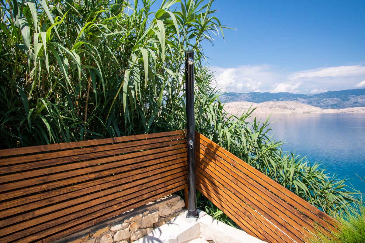 A White Cliffside Studio Apartment